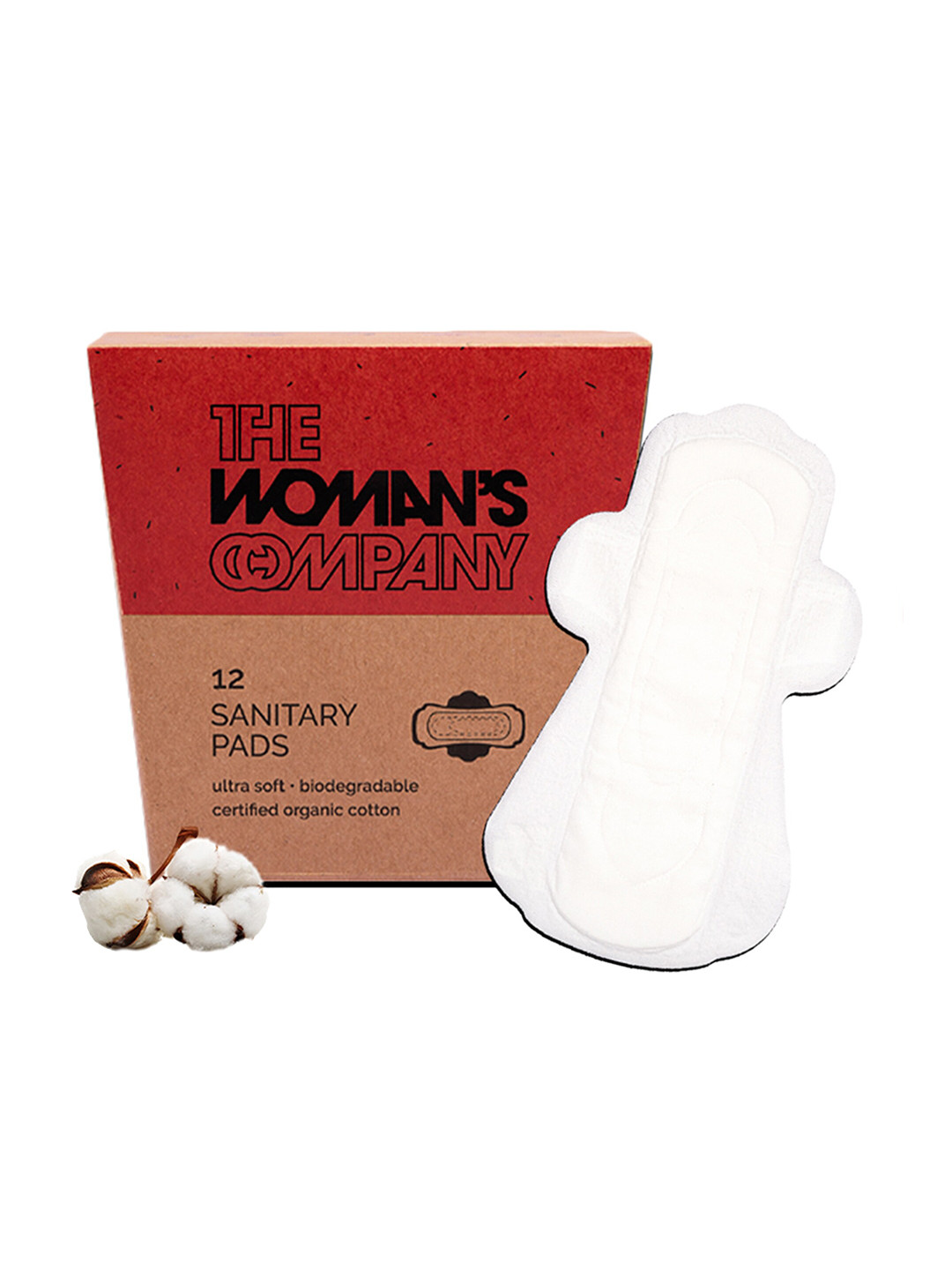 Buy THE WOMAN'S COMPANY Teen Sanitary Pads Organic Biodegradable Normal ...