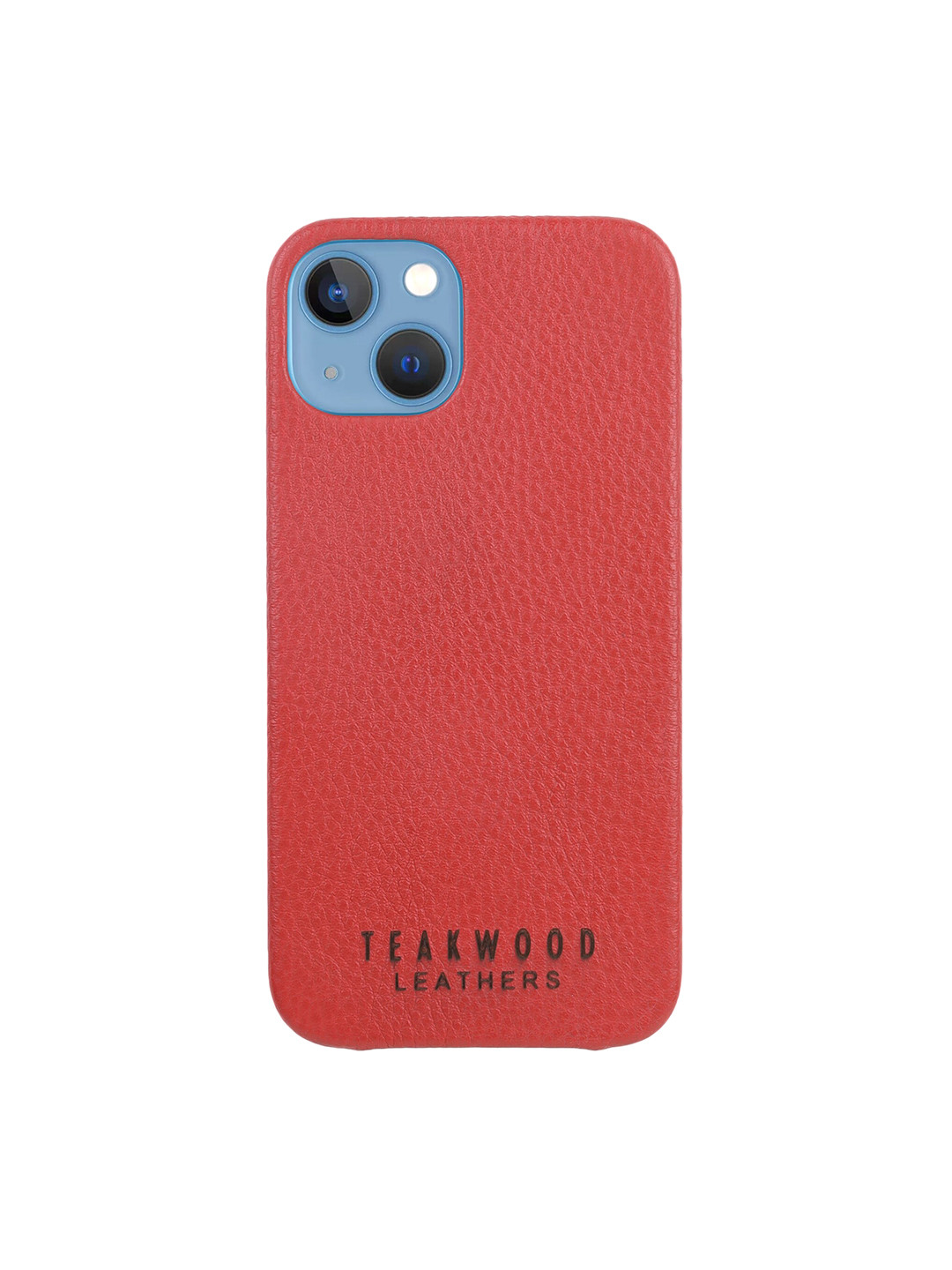 Buy Teakwood Leathers Red Solid IPhone 13 Case Cover - Mobile ...