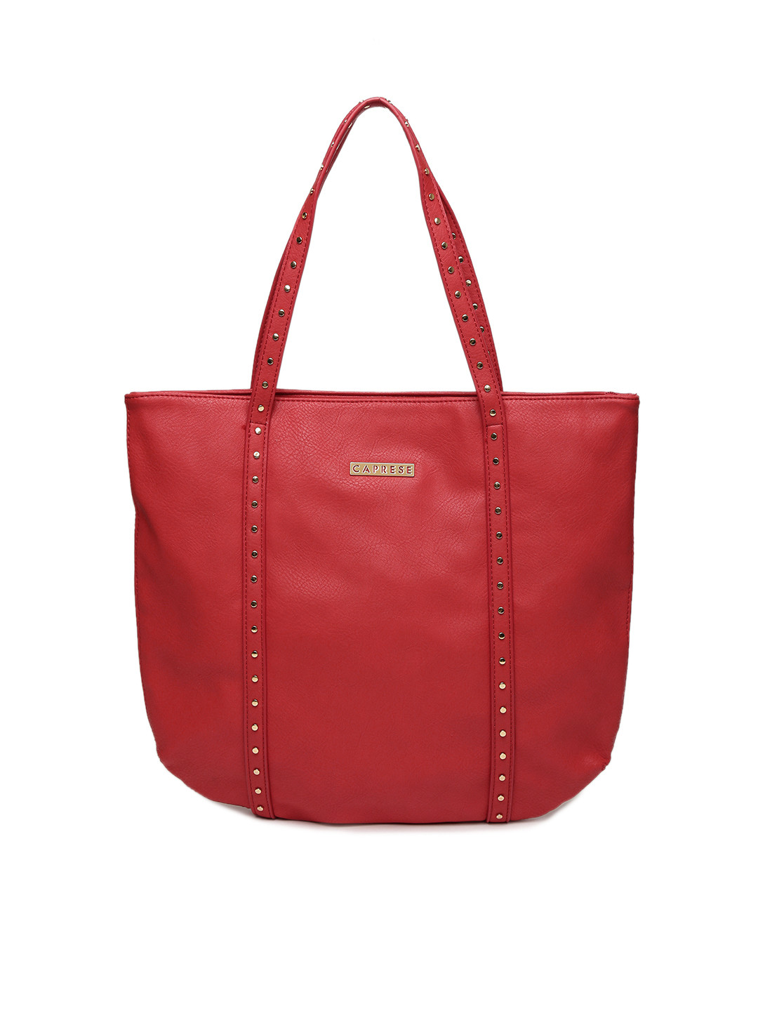 Buy Caprese Red Shoulder Bag With Metallic Studs - Handbags for Women ...