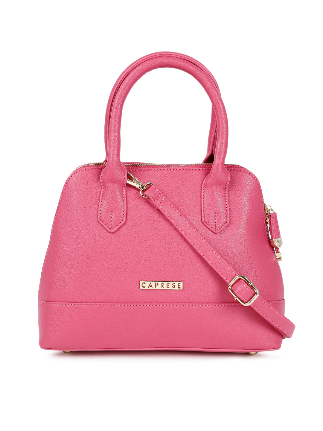Buy Caprese Pink Solid Handheld Bag - Handbags for Women 1867872 | Myntra
