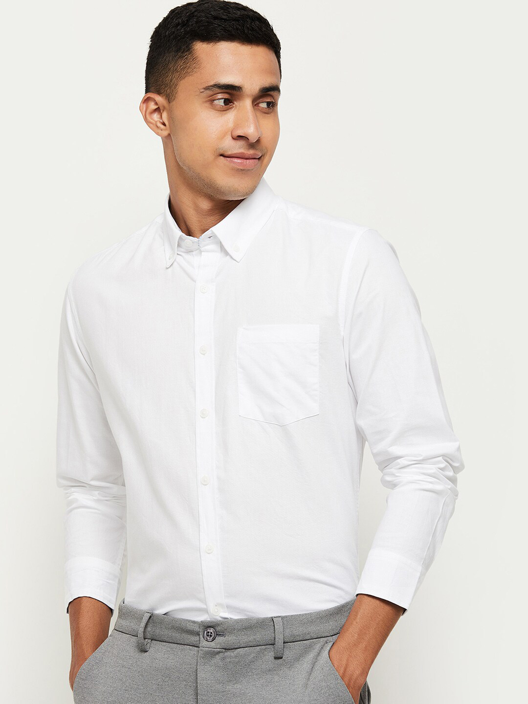 Buy Max Men White Casual Shirt - Shirts for Men 18681040 | Myntra