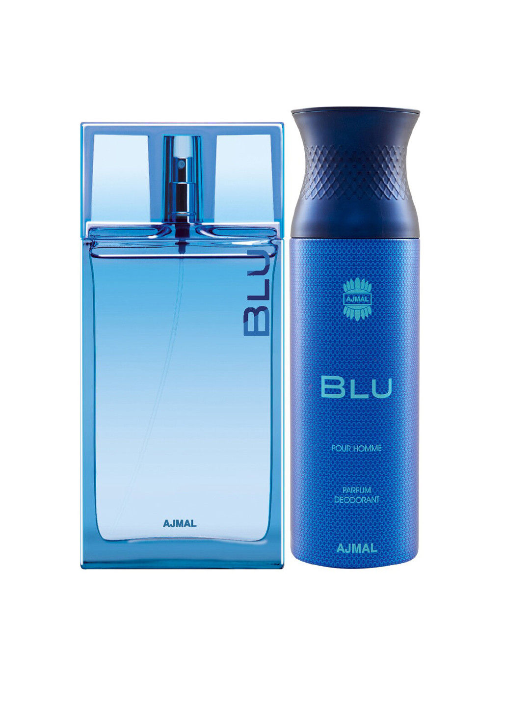Buy Ajmal Blu Eau De Parfum & Deodorant 290 Ml - Deodorant for Unisex ...