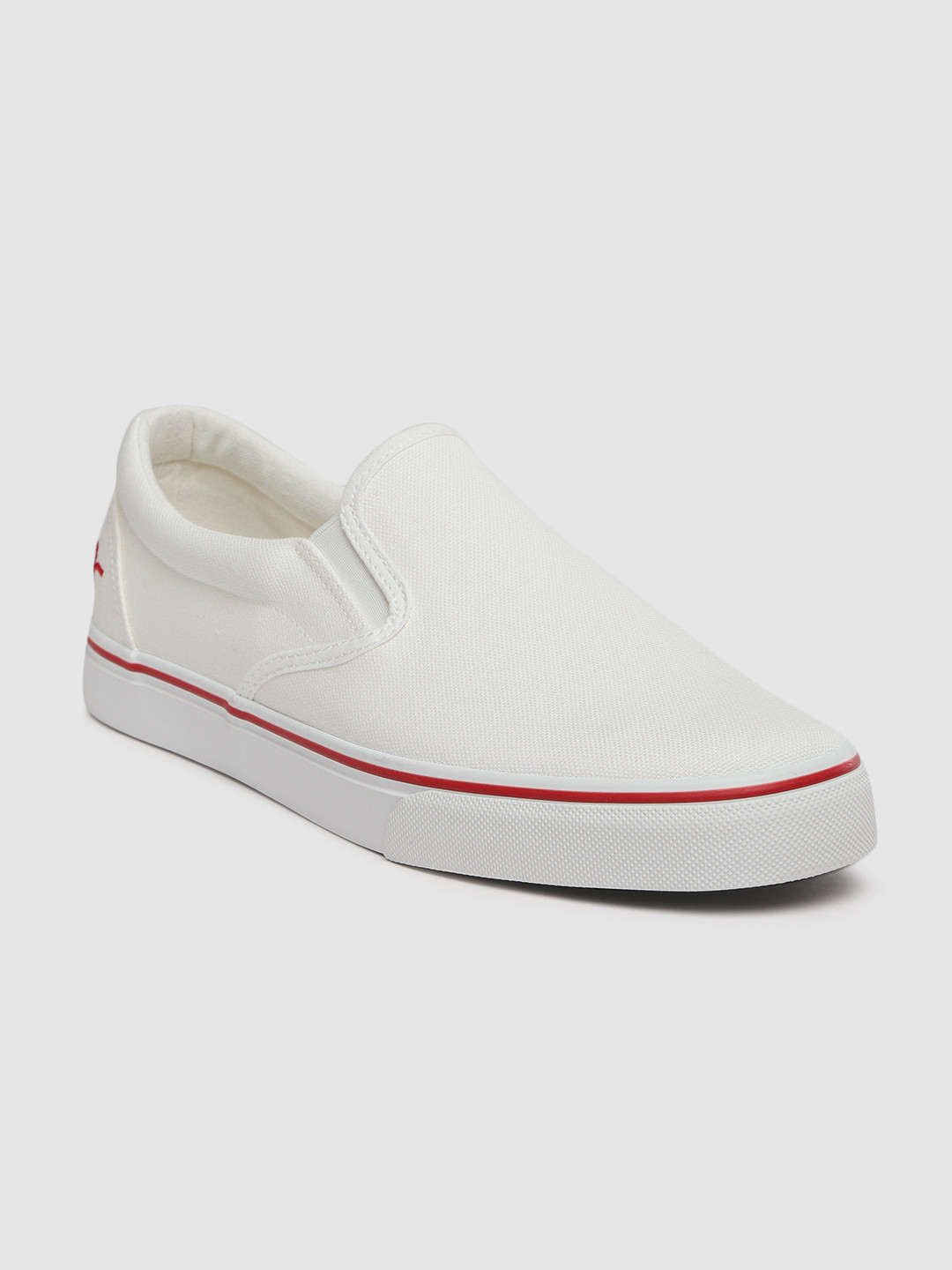 Buy Flying Machine Men White CEZAR 2.0 Slip On Sneakers - Casual Shoes ...