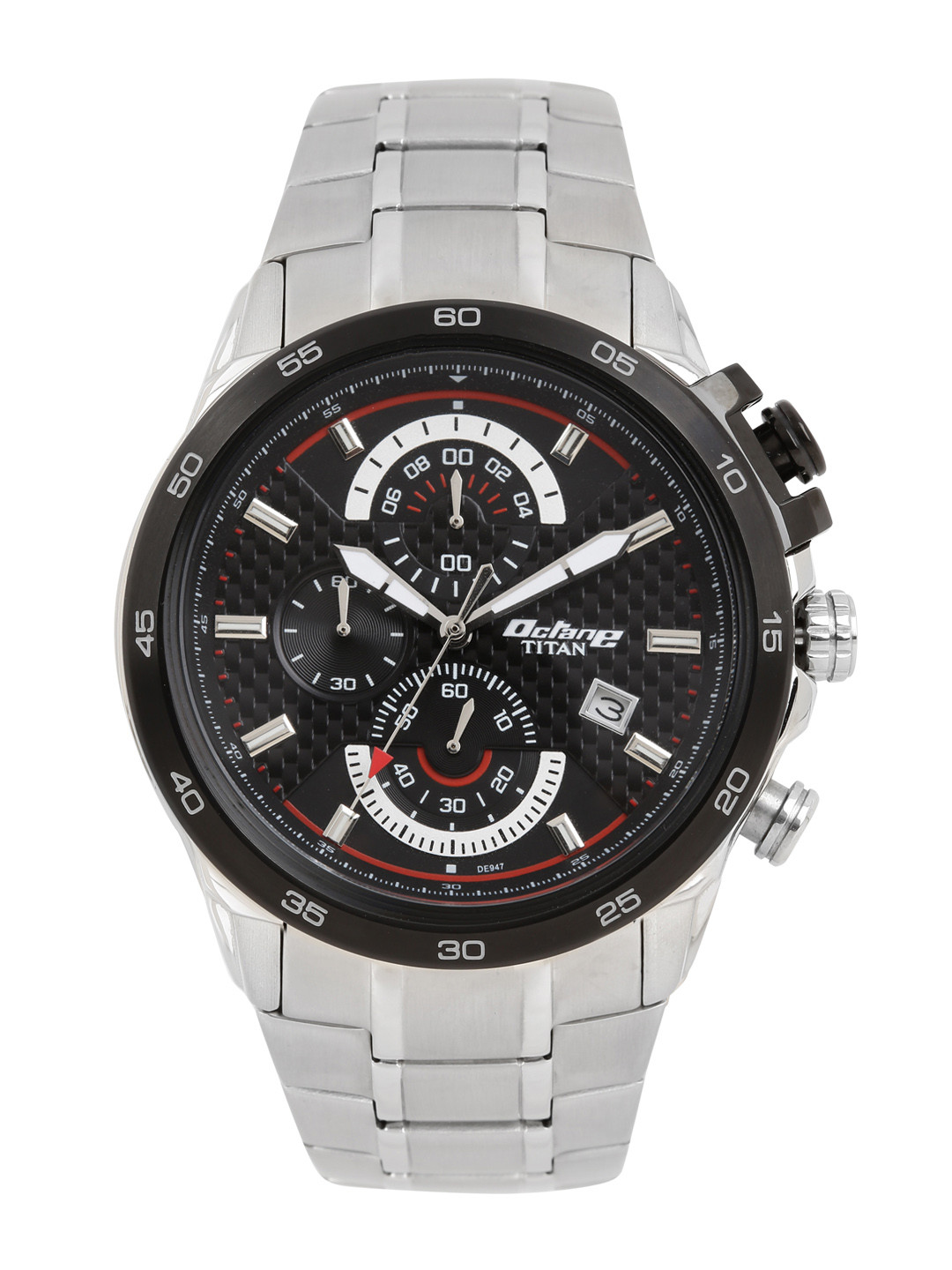 Buy Titan Men Black Chronograph Analogue Watch 90046KM02J - Watches for ...