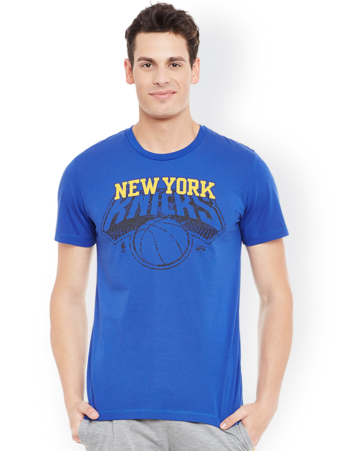 Buy NBA Men Blue Printed Round Neck T Shirt - Tshirts for Men 1868821 ...