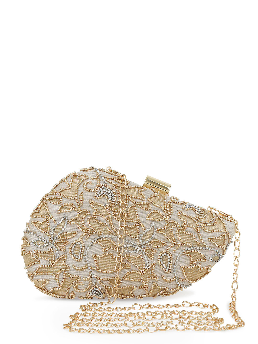 Buy Spice Art Women Gold Clutches - Clutches for Women 18688298 | Myntra