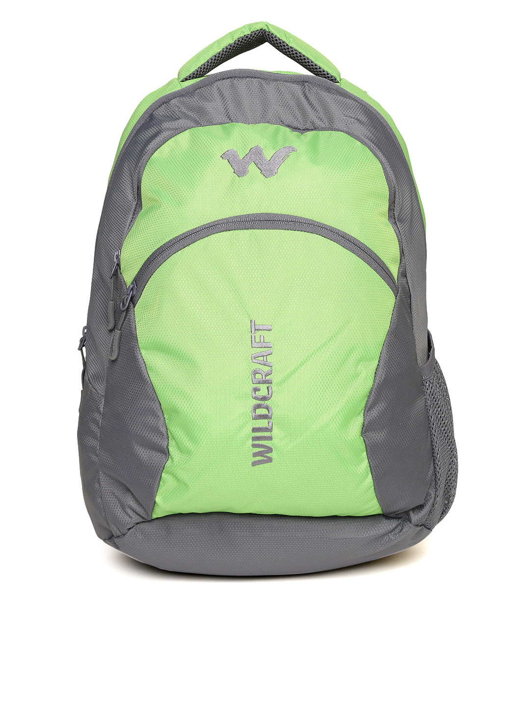 Buy Wildcraft Unisex Green & Grey Colourblocked Backpack - Backpacks ...