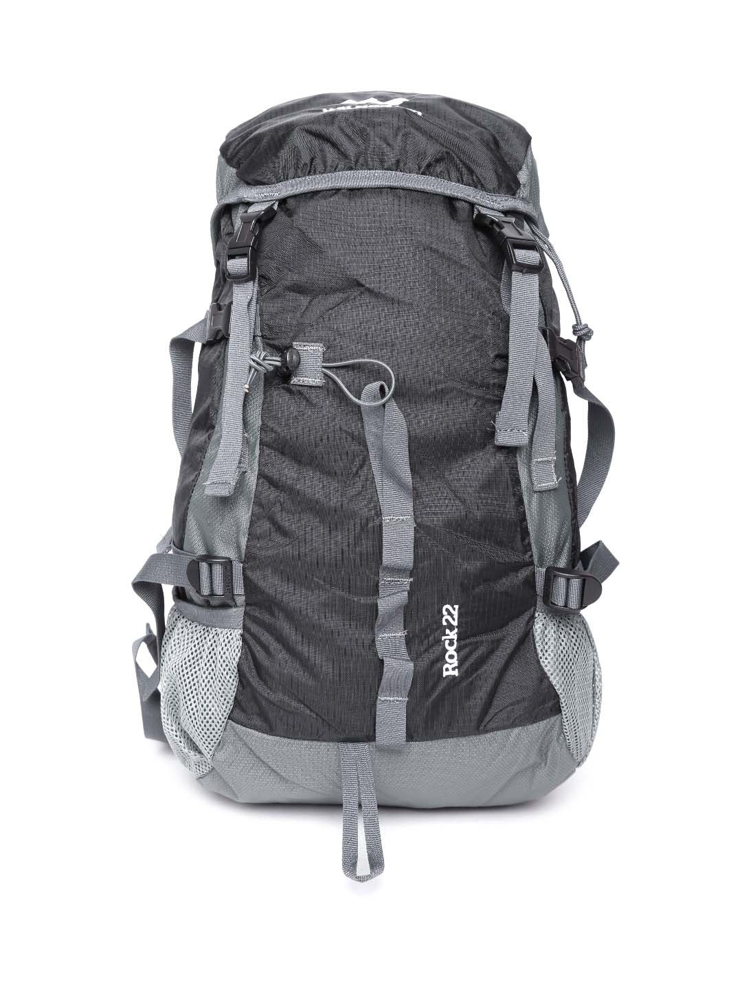 Buy Wildcraft Unisex Grey & Black Rock Rucksack - Rucksacks for Unisex ...