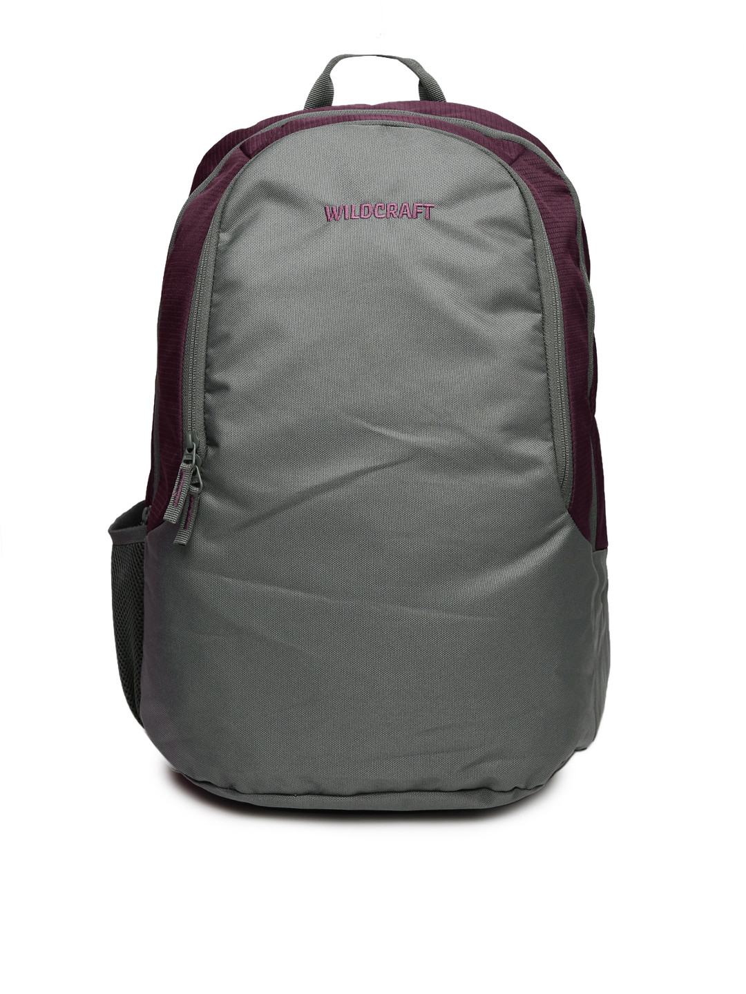Buy Wildcraft Unisex Grey & Purple Colourblocked Backpack - Backpacks ...