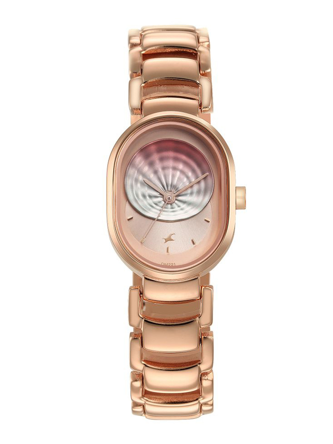 Buy Fastrack Women Brass Mother Of Pearl Dial & Stainless Steel ...