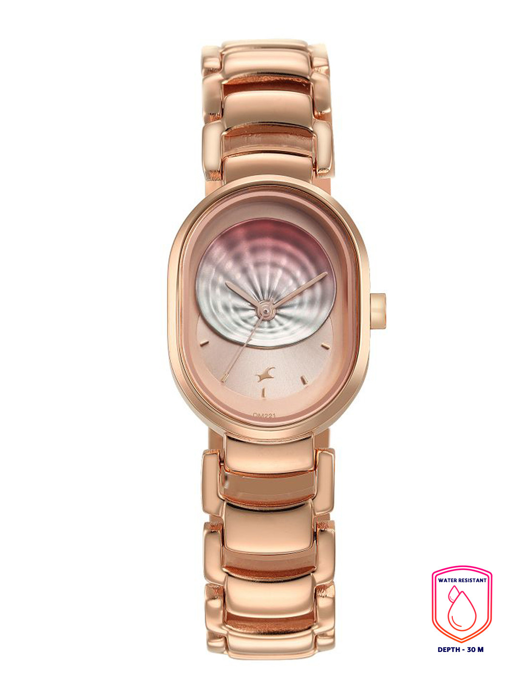 Buy Fastrack Women Brass Mother Of Pearl Dial & Stainless Steel ...