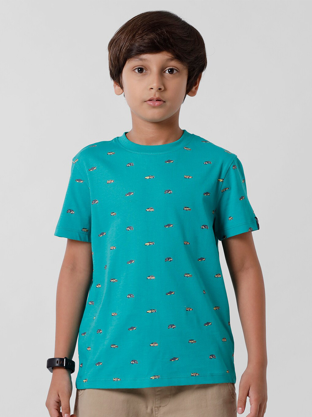 Buy PIPIN Boys Green Printed T Shirt - Tshirts for Boys 18719744 | Myntra