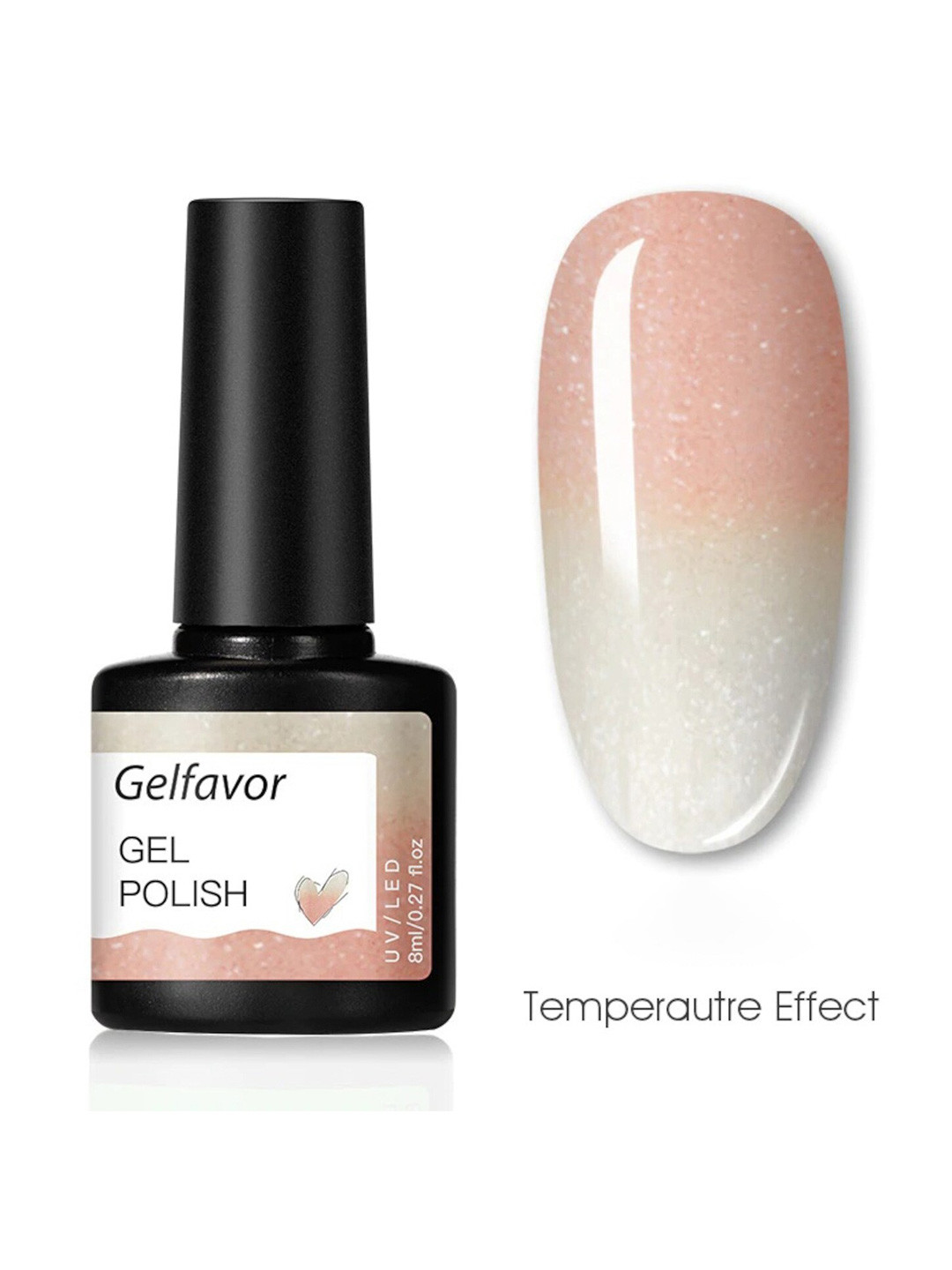 Buy Gelfavor UV / LED Temperature Effect Hybrid Gel Nail Polish 8 Ml ...