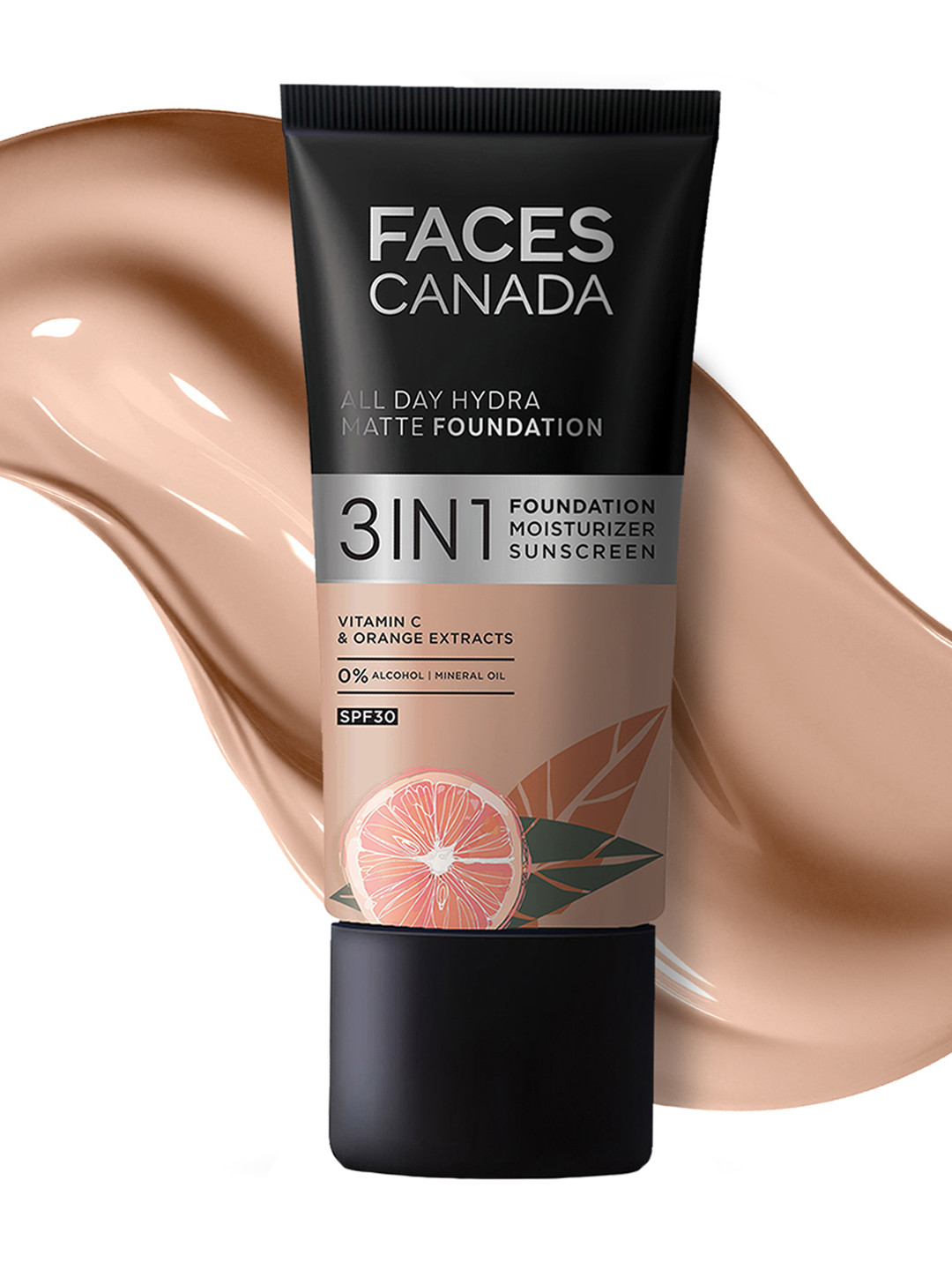 Buy FACES CANADA 3 In 1 All Day Hydra Matte SPF30 Foundation 25ml Warm ...