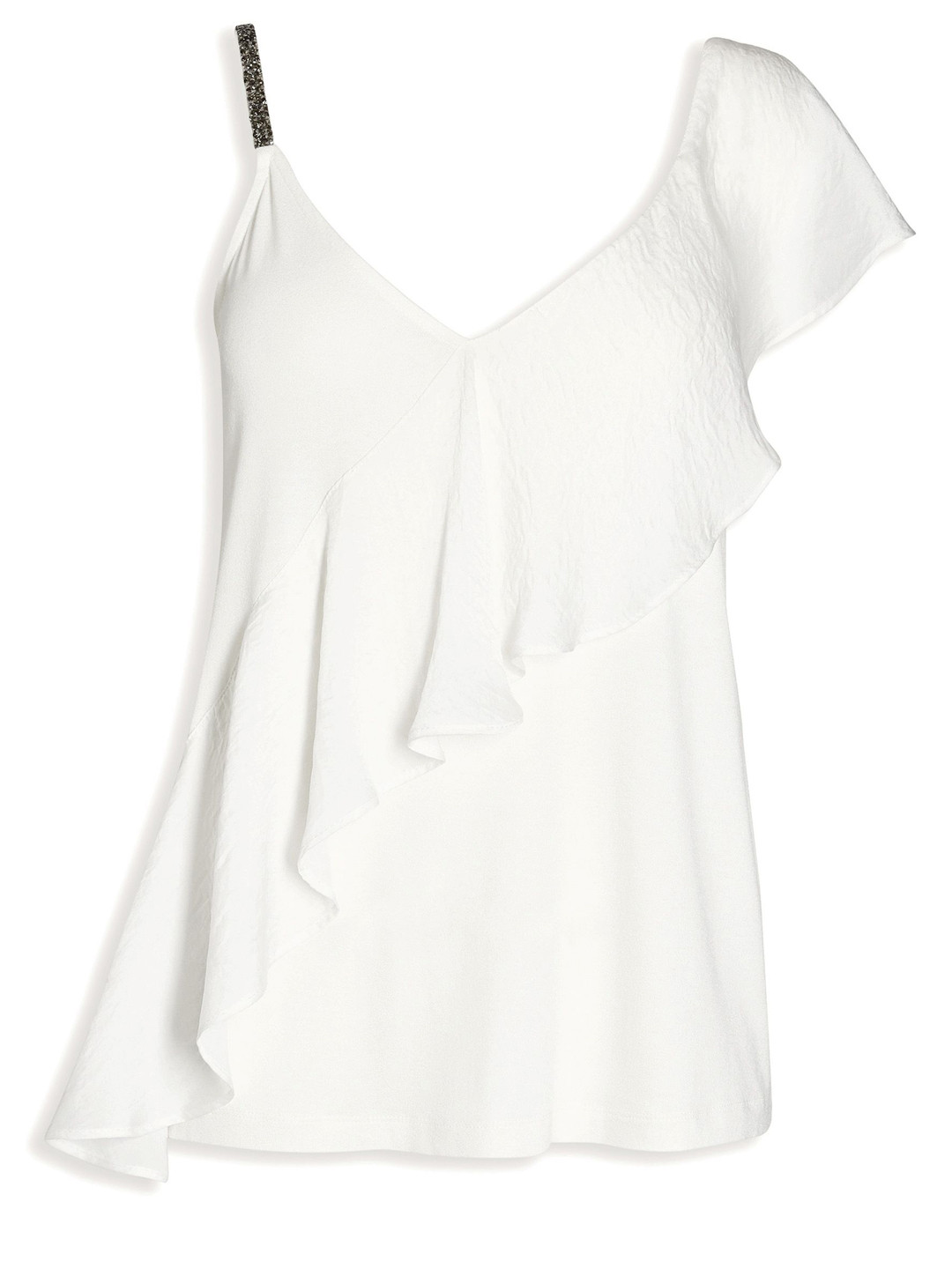 Buy Next Women White Solid Top - Tops for Women 1872920 | Myntra