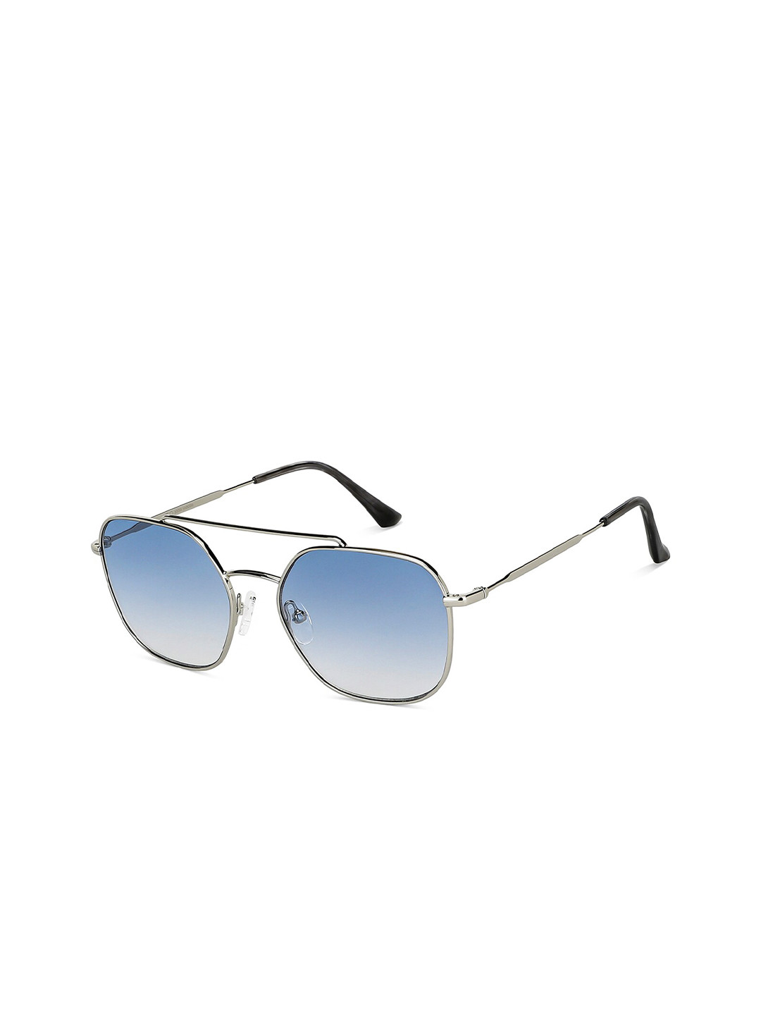 Buy John Jacobs Unisex Blue Lens & Silver Toned Square Sunglasses With UV Protected Lens ...