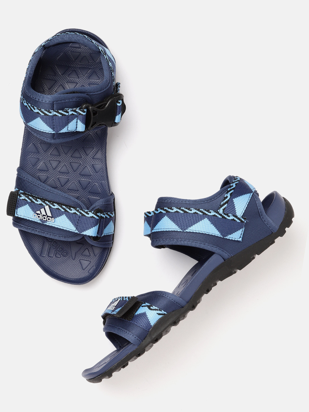 Buy ADIDAS Men Blue Printed Traso Sports Sandals - Sports Sandals for ...