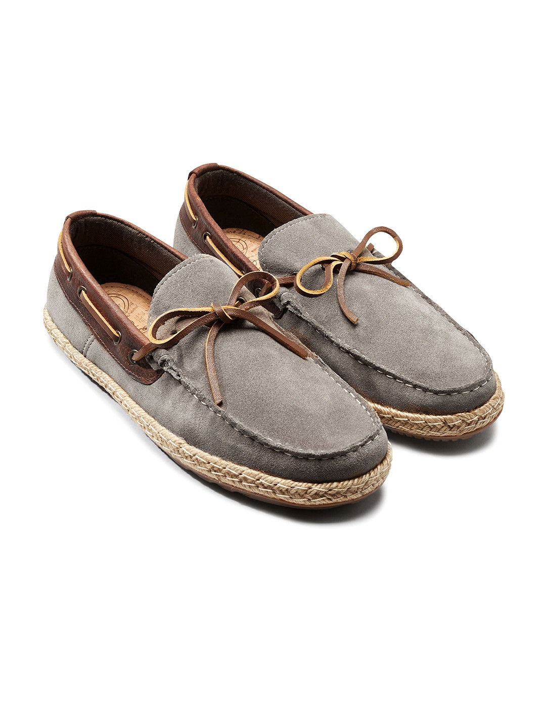 Buy Next Men Grey Suede Loafers - Casual Shoes for Men 1874158 | Myntra