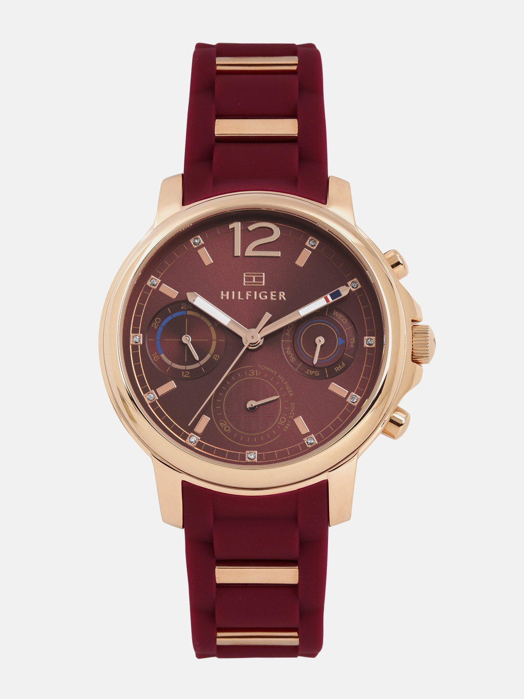 Buy ZOOP From TITAN Women Maroon Multi Function Analogue Watch ...