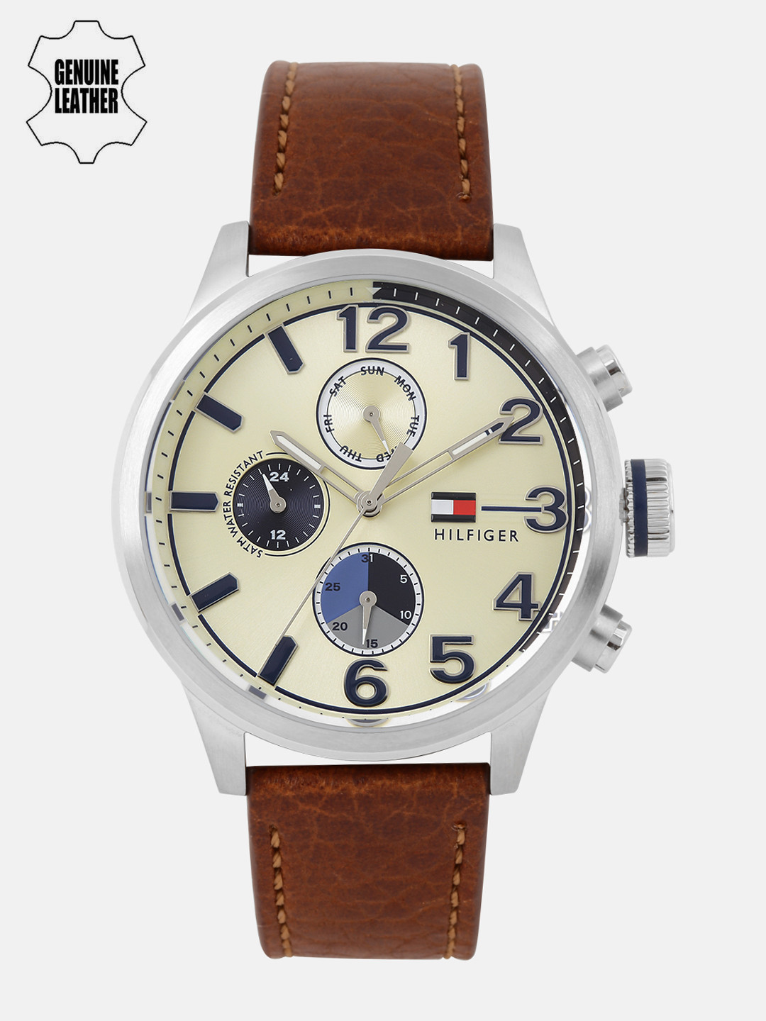 Buy Tommy Hilfiger Men Cream Coloured Analogue Watch TH1791239J ...