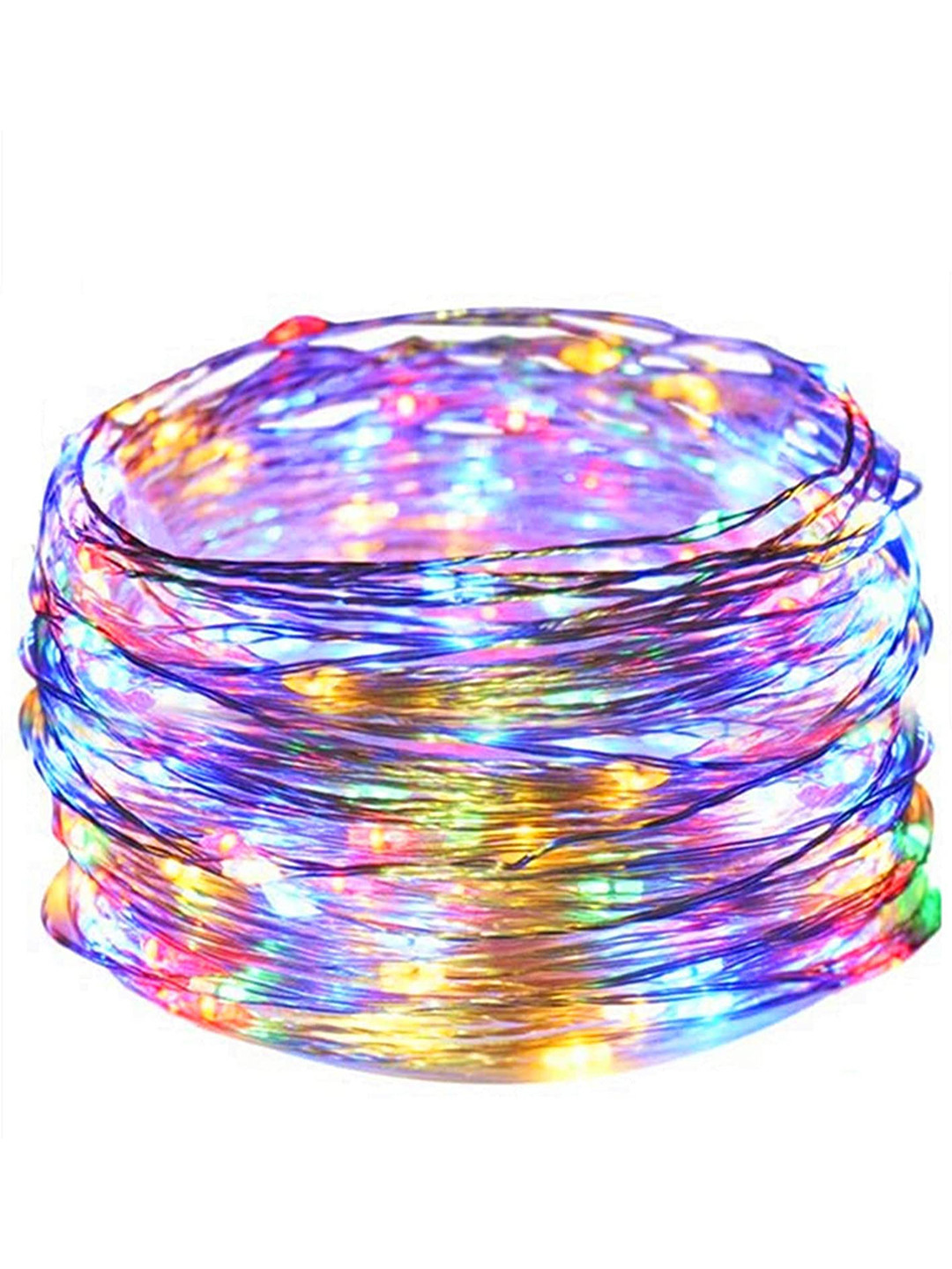 Buy XERGY Multi Coloured AA Battery Powered Copper Wire LED String ...