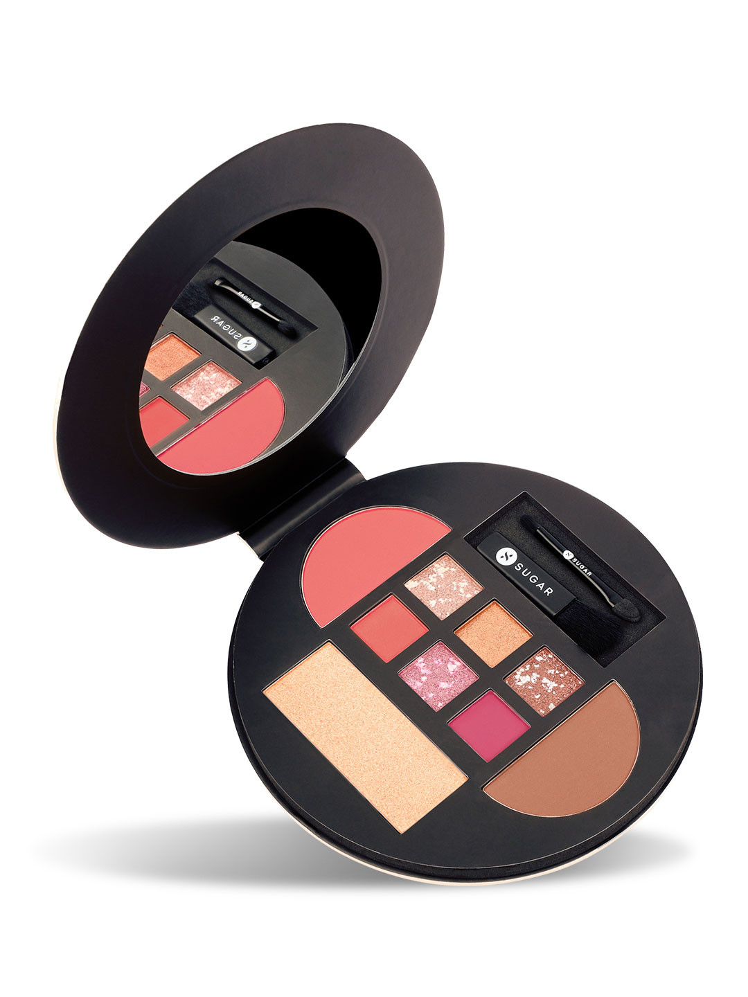 Buy SUGAR Cosmetics Contour De Force Eyes And Face Palette 02 Pink Pro ...