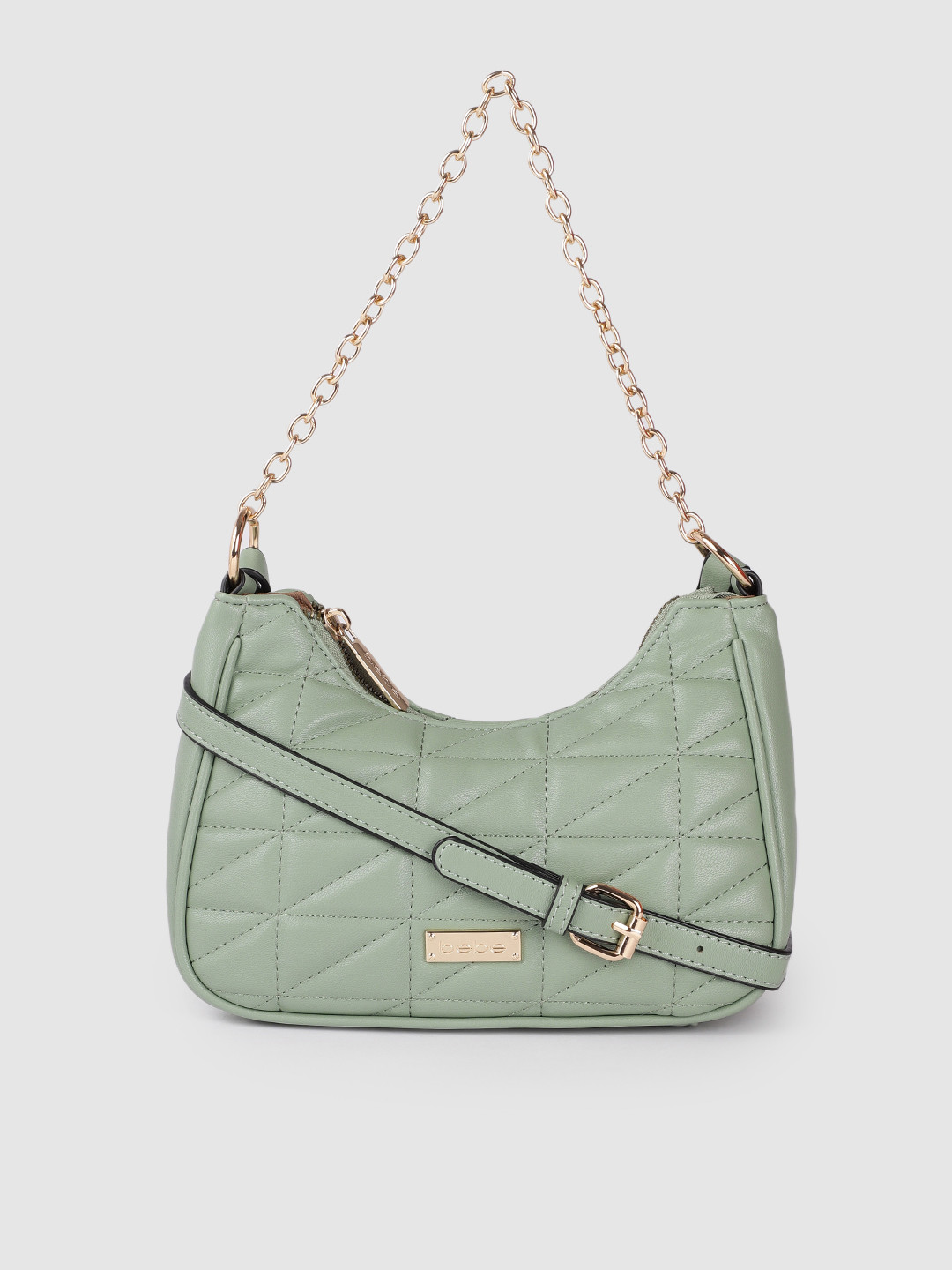 Buy Bebe Women Mint Green Structured Shoulder Bag - Handbags for Women ...