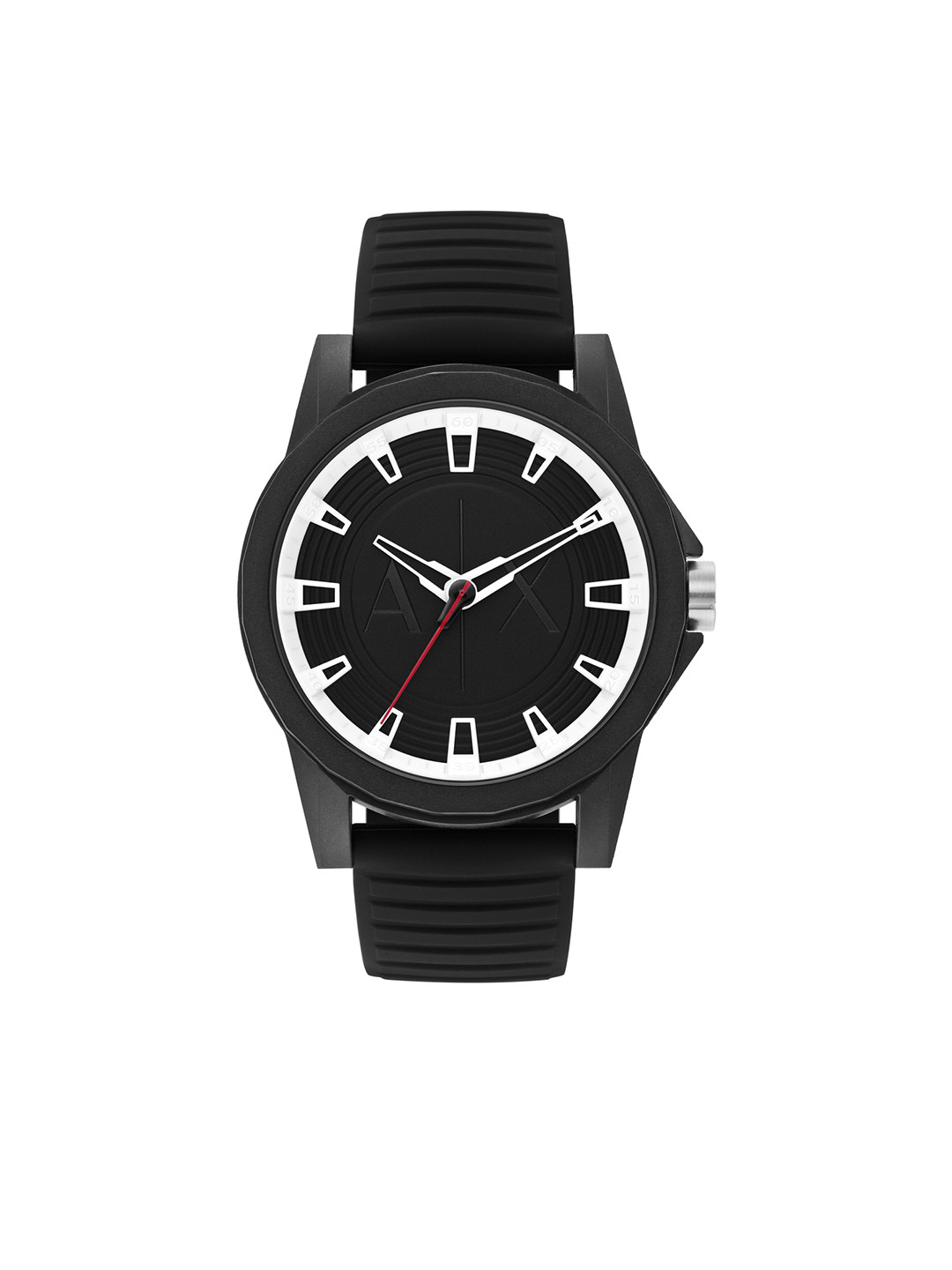 Buy Armani Exchange Men Black Outerbanks Analogue Watch AX2520 ...