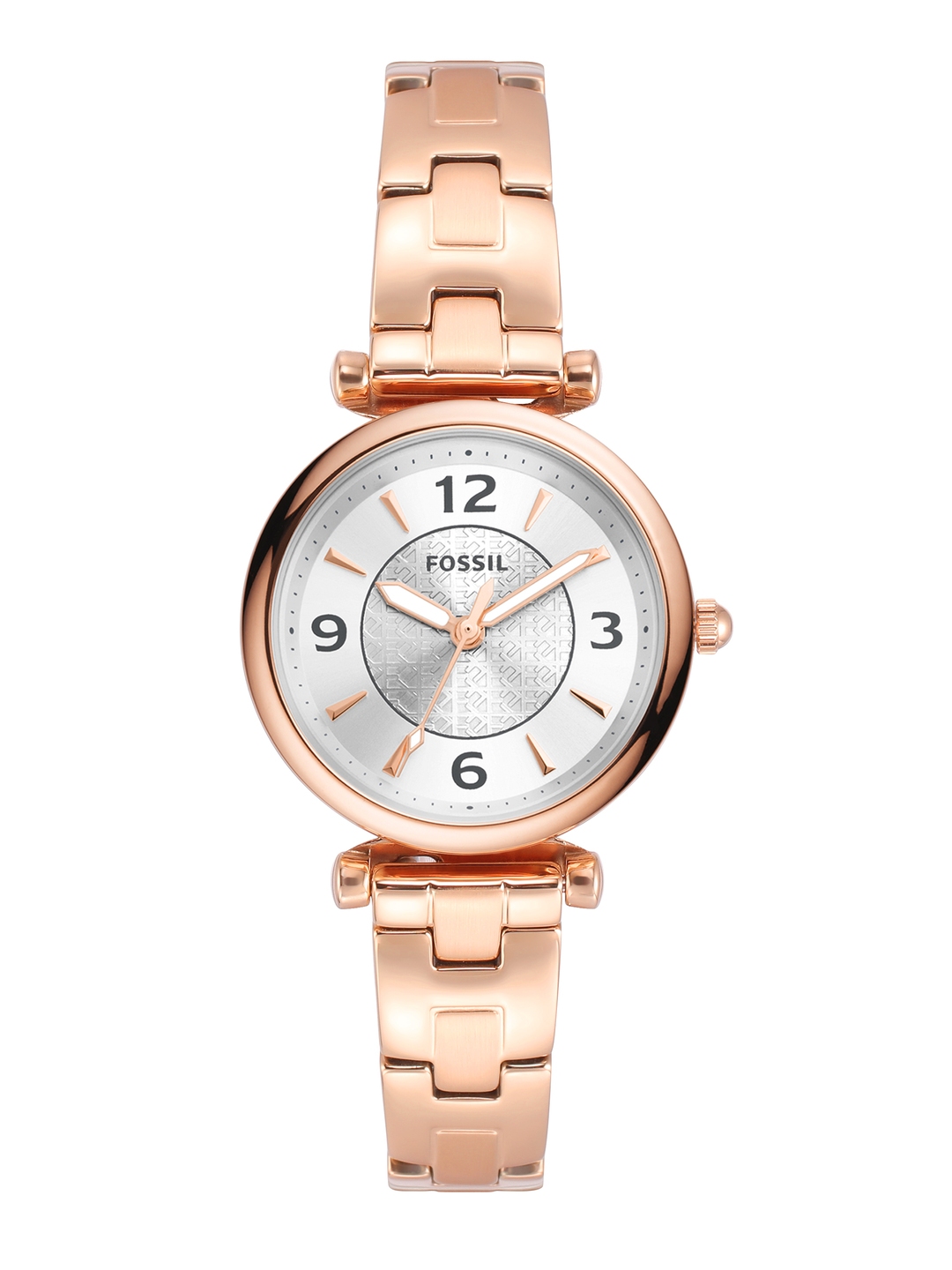 Buy Fossil Women Silver Toned Carlie Analogue Watch Es5202 Watches