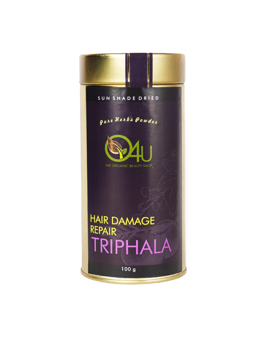 Buy O4U Vegan Sun Shade Dried Hair Damage Repair Triphala Powder For ...