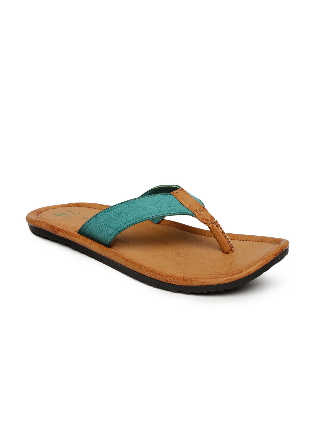 Buy Footin Men Green Sandals - Sandals for Men 1878117 | Myntra
