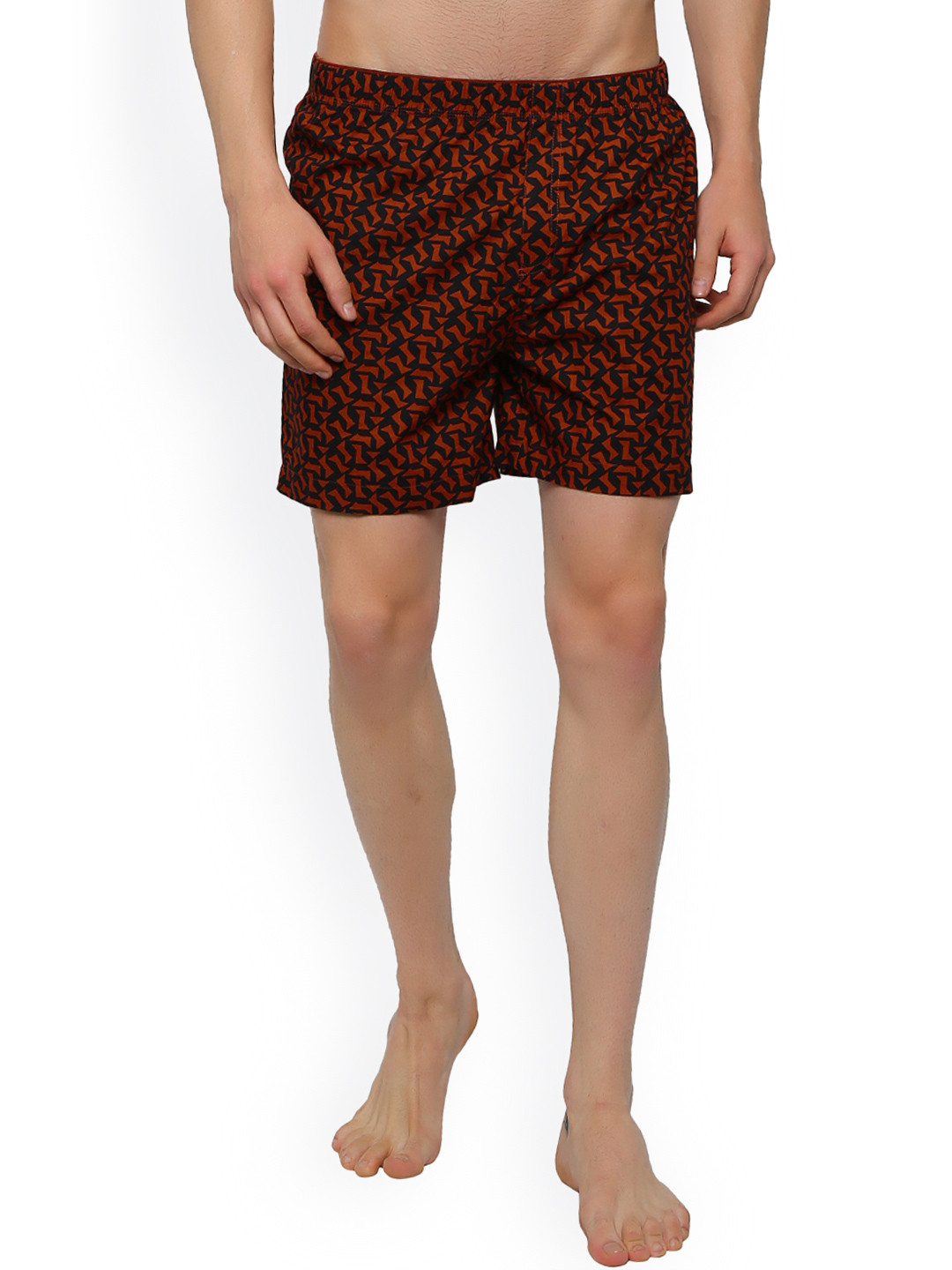 Buy Zoiro Men Navy & Brown Printed Briefs Trento # 24 RDG - Boxers for ...