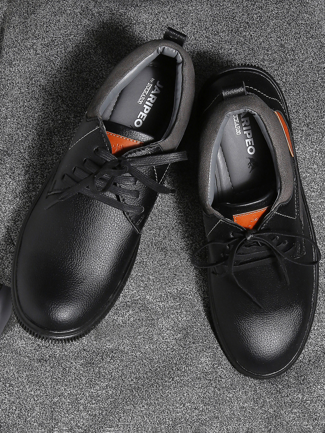 Buy Buckaroo Men Black Vegan Leather Derbys - Casual Shoes for Men ...