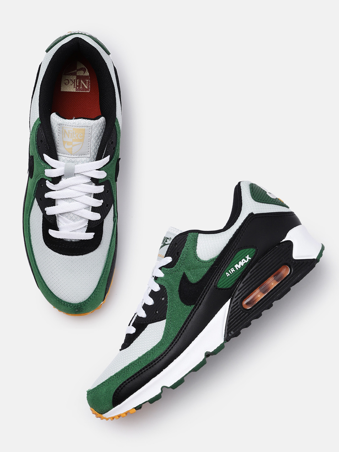 Buy Nike Men Black Colourblocked Sneakers - Casual Shoes for Men ...