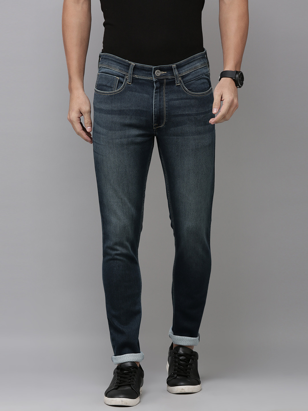 Buy BEAT LONDON By PEPE JEANS Men Skinny Fit Light Fade Stretchable Jeans - Jeans for Men ...