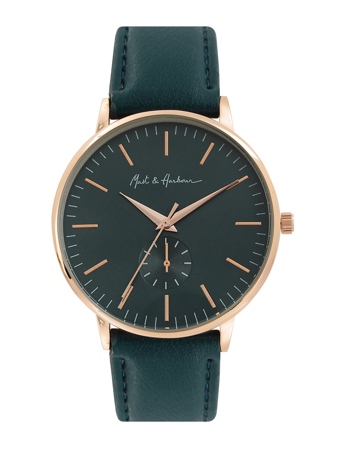 Buy Mast & Harbour Women Teal Green Analogue Watch - Watches for Women ...