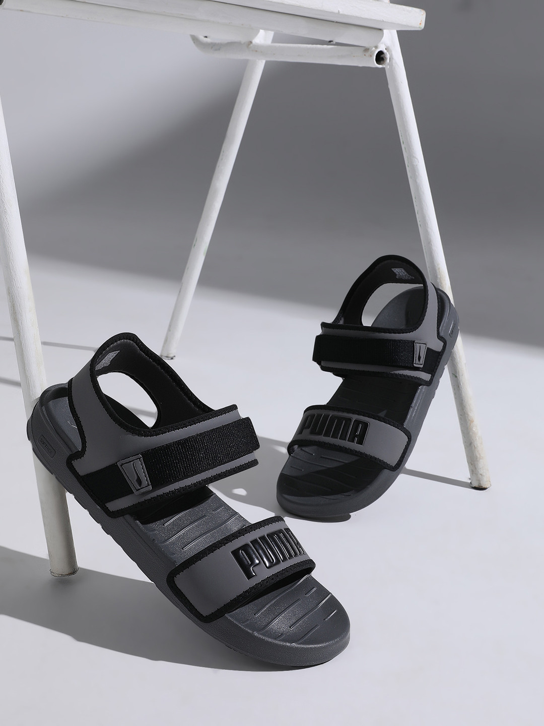 Buy Puma Unisex Grey Softride Sports Sandals - Sandals for Unisex ...
