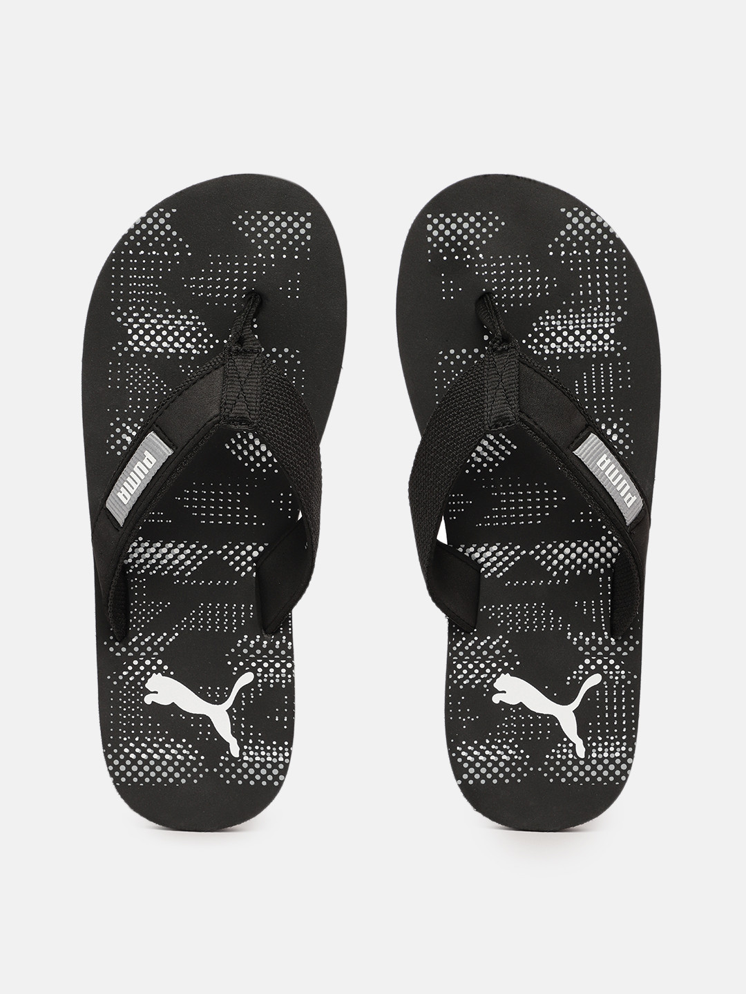 Buy Puma Unisex Black Contour V1 Thong Flip Flops - Flip Flops for ...