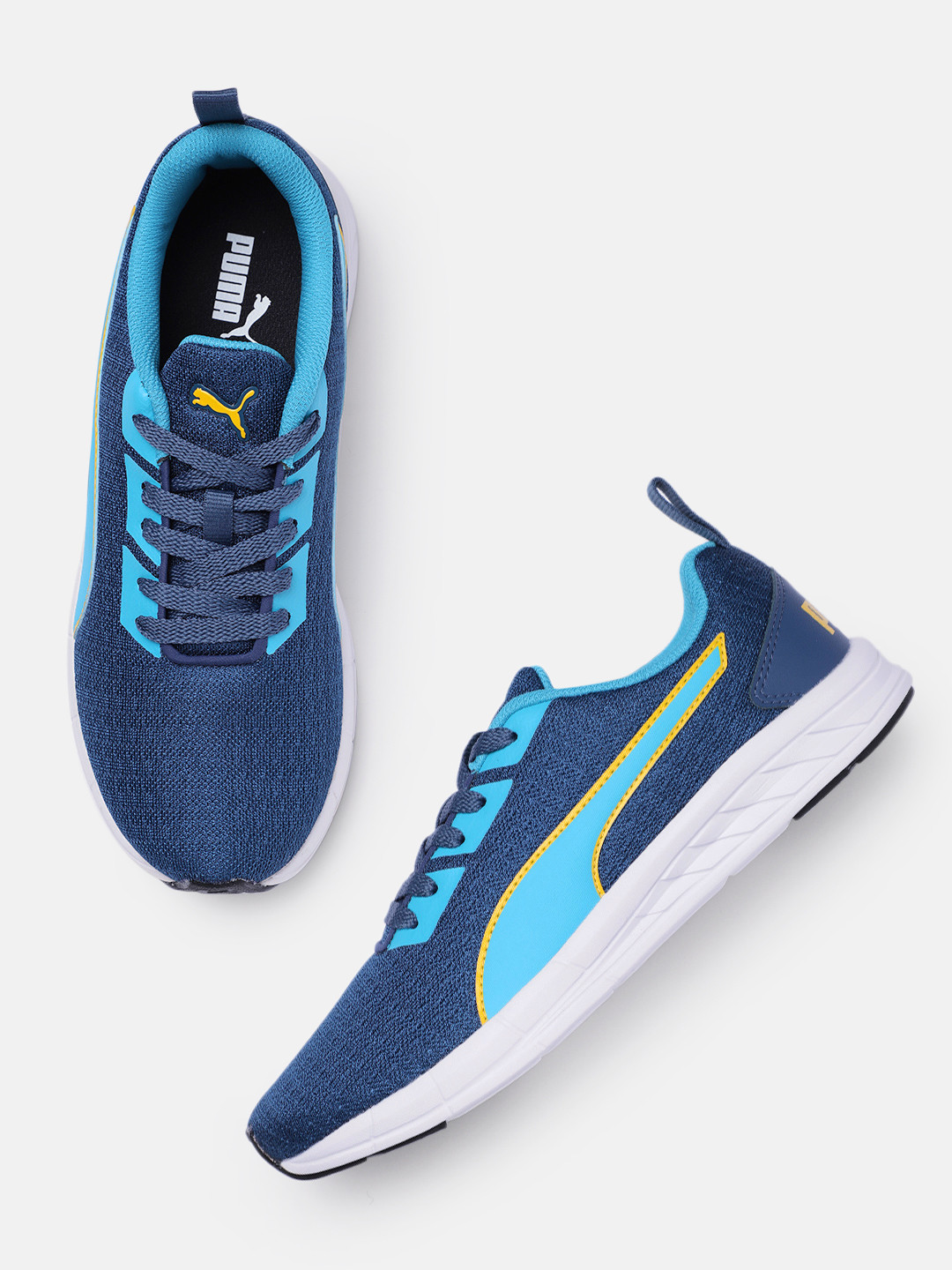 Buy Puma Men Blue Solid Joy Run Running Shoes - Sports Shoes for Men ...