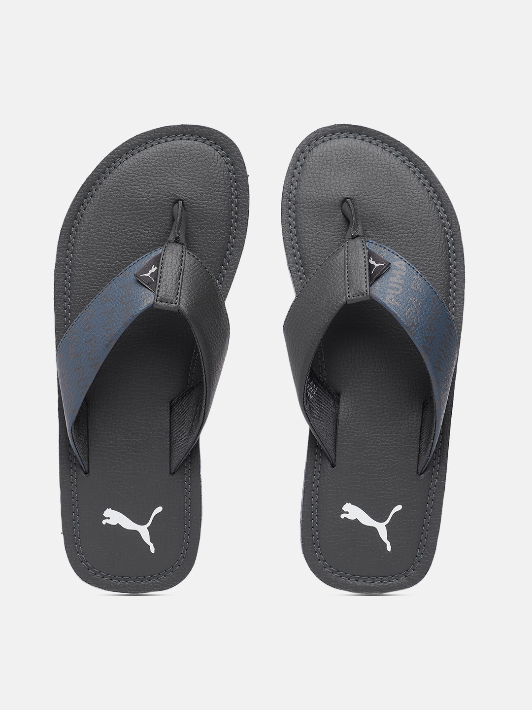Buy Puma Men Grey Linking Thong Flip Flops - Flip Flops for Men ...
