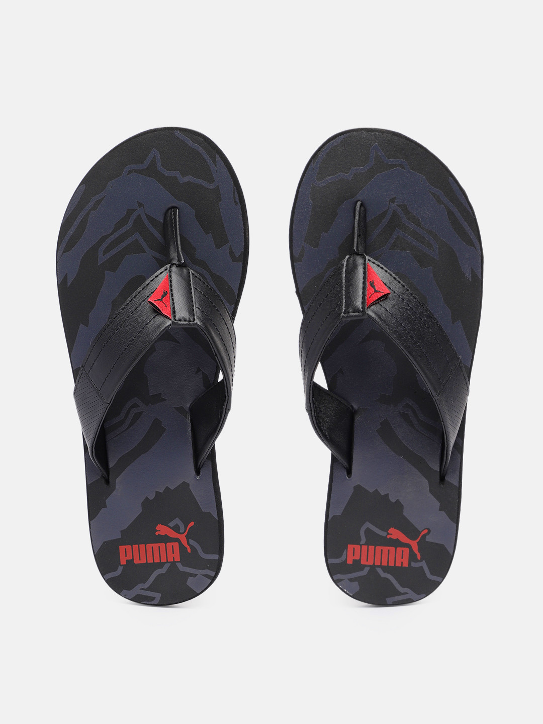 Buy Puma Men Black Solid Comfort Sandals - Sandals for Men 18814914 ...