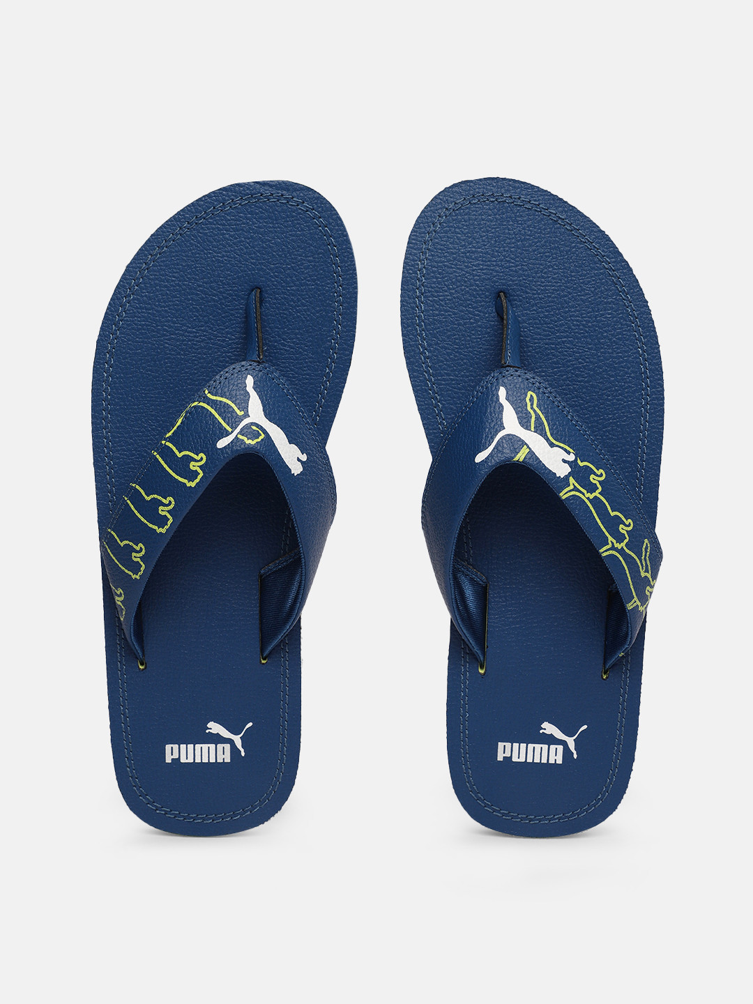 Buy Puma Unisex Blue Printed Luke V1 Thong Flip Flops - Flip Flops for ...