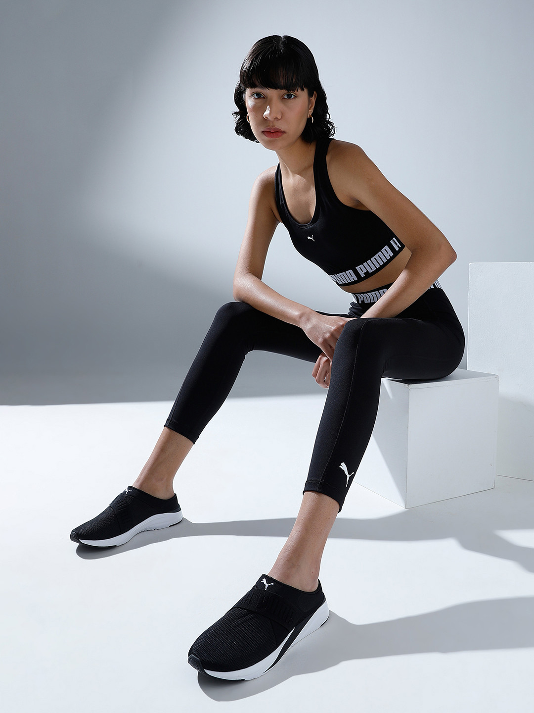 Buy Puma Women Black Softride Ruby Mules - Casual Shoes for Women ...