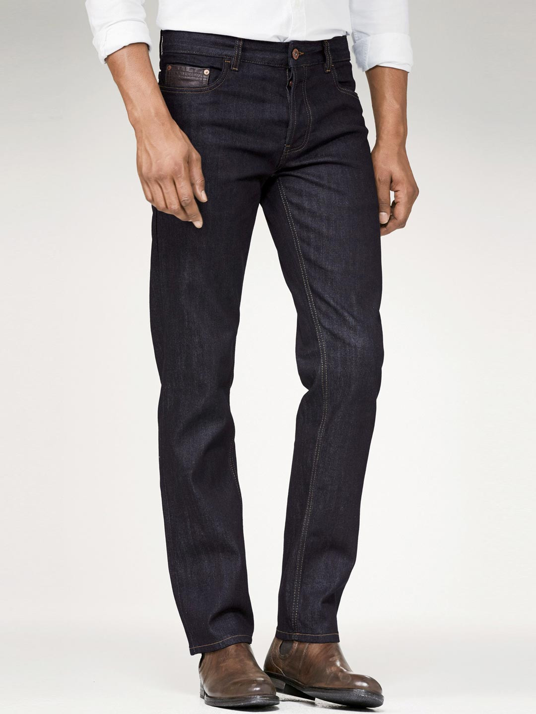 Buy Next Men Navy Blue Jeans - Jeans for Men 1882532 | Myntra
