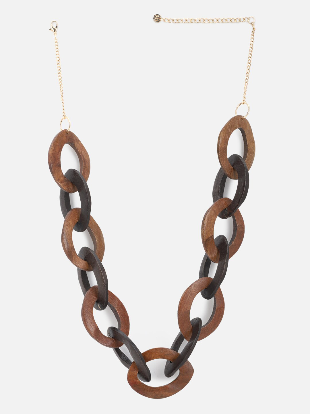 Buy FOREVER 21 Brown & Gold Toned Chain - Necklace And Chains for Women ...