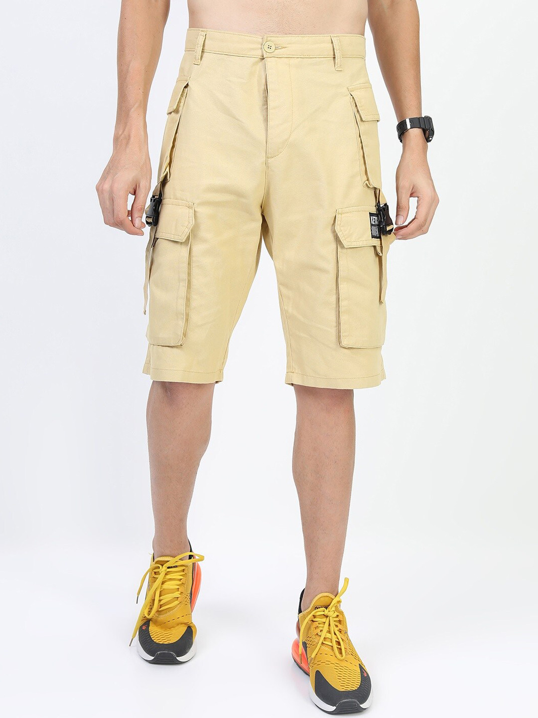 Buy KETCH Men Green Cargo Shorts - Shorts for Men 18833846 | Myntra