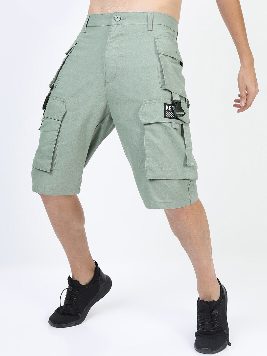 Buy KETCH Men Grey Cargo Shorts - Shorts for Men 18833848 | Myntra