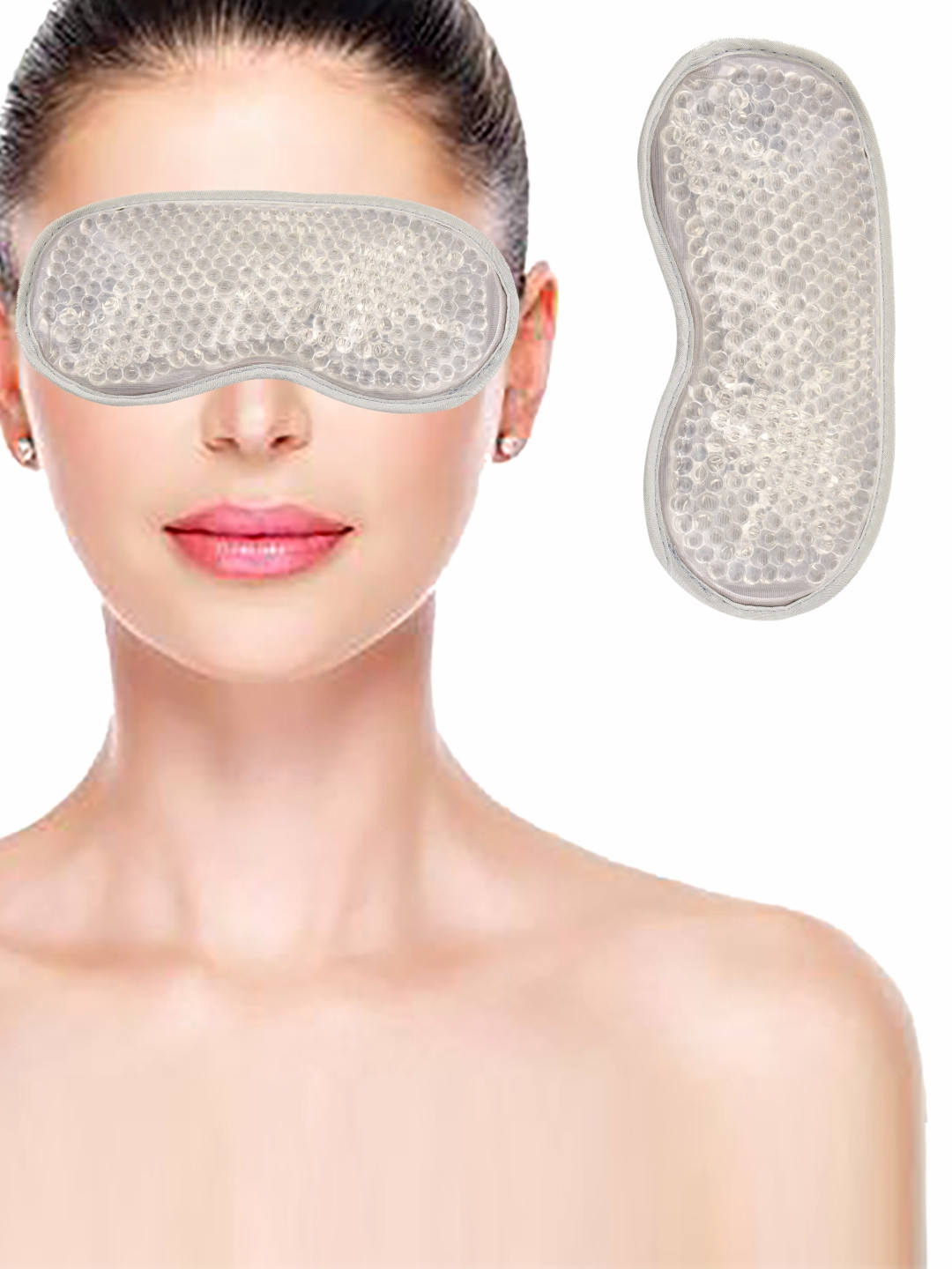 Buy GUBB Soothing Eye Gel Mask For Eye Bags & Dark Circles Grey ...