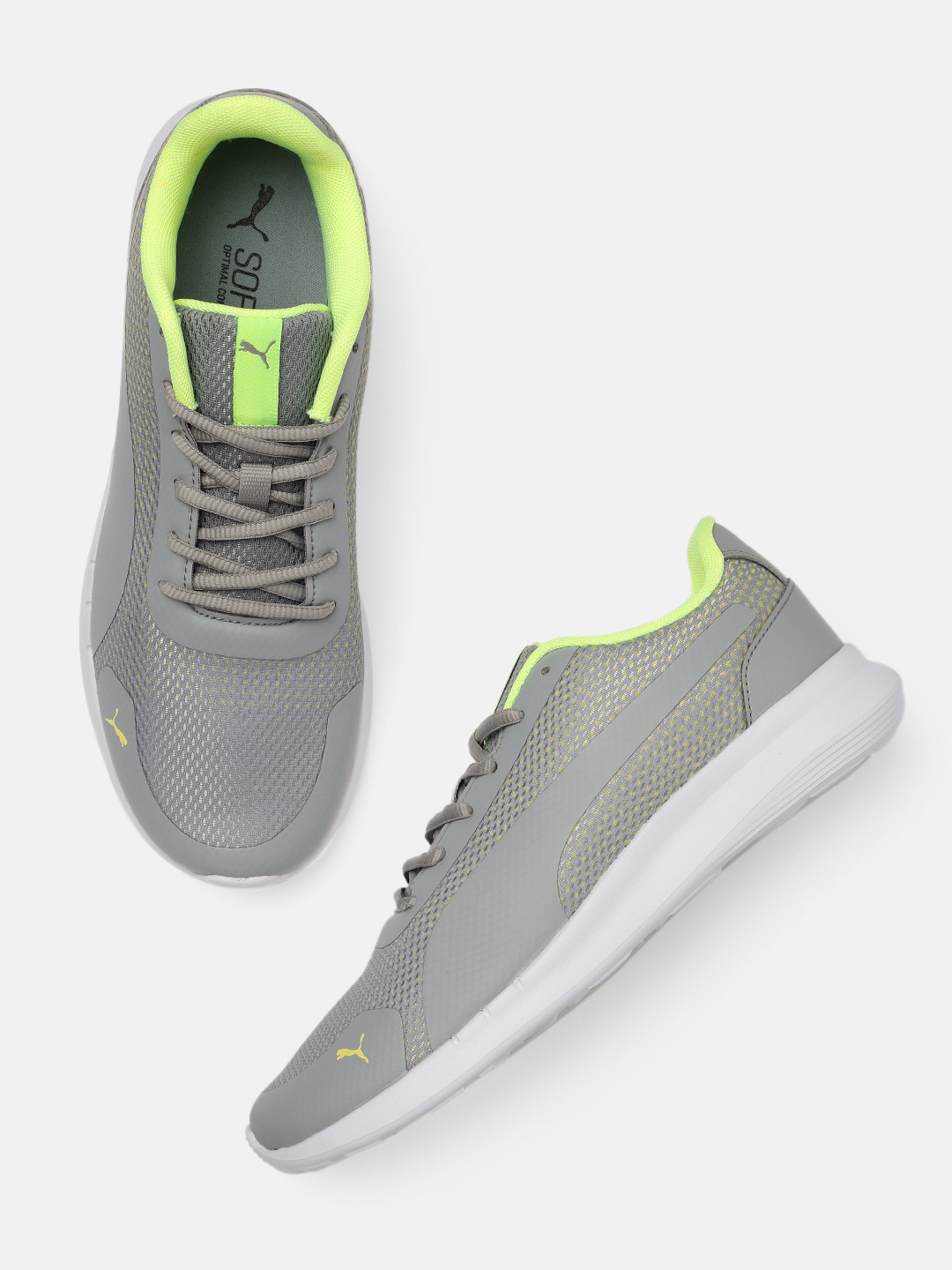 Buy Puma Men Grey Puma Cave V2 Sneakers - Casual Shoes for Men 18850066 ...