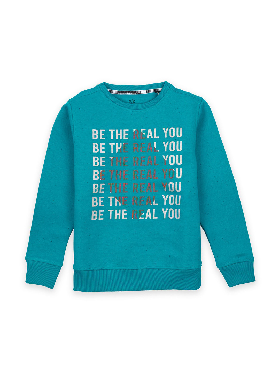Buy Status Quo Boys Teal Printed Sweatshirt - Sweatshirts for Boys ...